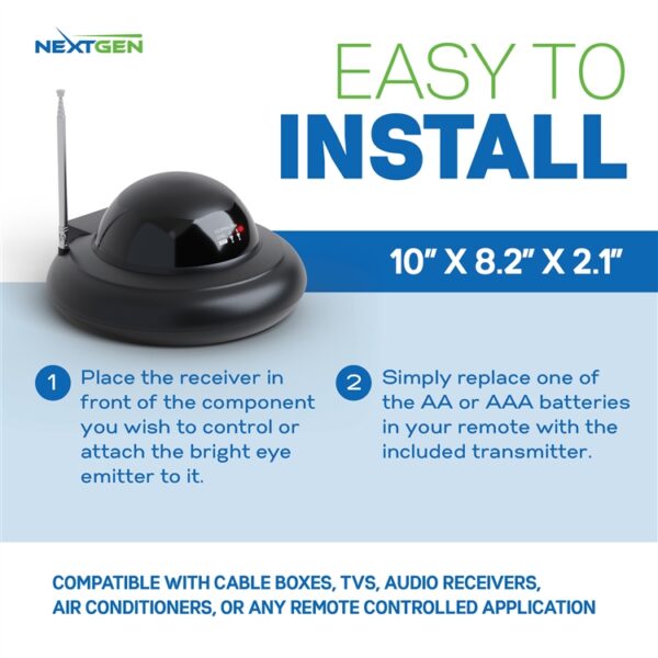 REMOTE EXTENDER PLUS RECEIVER KIT – 433 MHZ (RECOMMENDED) – RF Remote ...